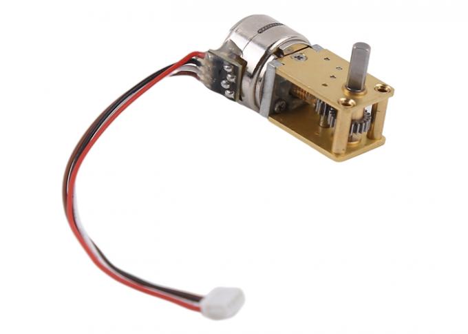 2 Phase 15mm Micro Precision Geared Stepper Motor With Worm Gearbox