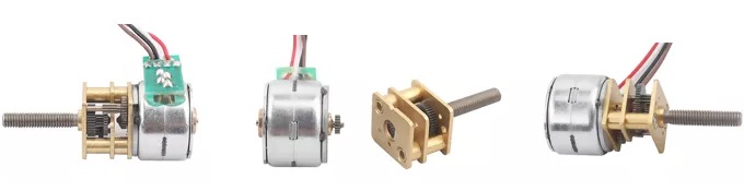 15mm Micro Stepper Motor 2 Phase 4 Wire DC Gear Motor For Precise ...