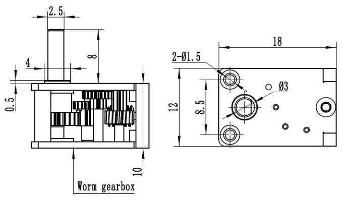Multi Gear Ratio Double Stack Stepper Motor 15mm High Torque Stepper ...