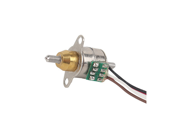 RoHS Micro Linear Motor 5VDC Captive Stepper Motor With Screw Shaft ...