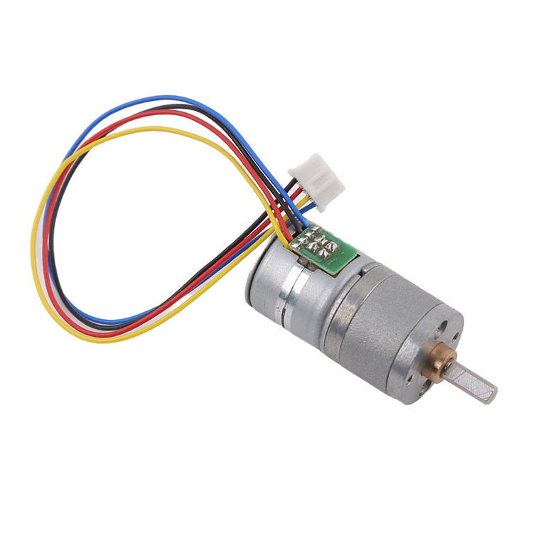 20mm Micro Geared Stepper Motor With Gearbox 2 Phase 4 Wire Gear ratio ...