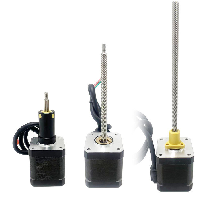 Nema 17 (42mm) hybrid stepper motor, bipolar, 4-lead, ACME lead screw ...