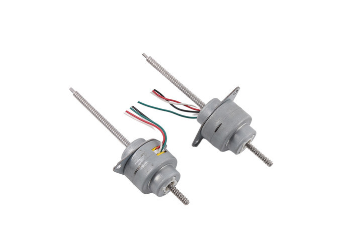 Non Captive Linear Stepper Motor Lead Screw 25mm 7.5 Degrees / 15 ...