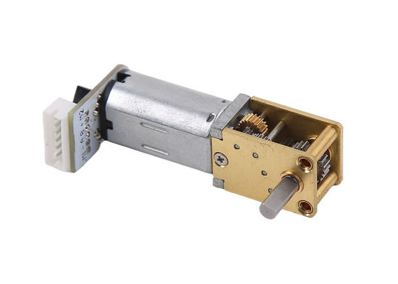 High Torque Worm N20 DC Gear Motor With Magnetic Encoder Encoder ...