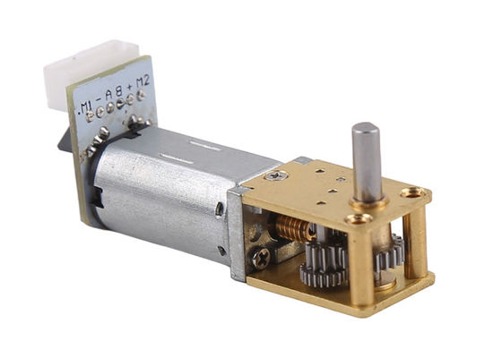 High Torque Worm N20 DC Gear Motor With Magnetic Encoder Encoder ...