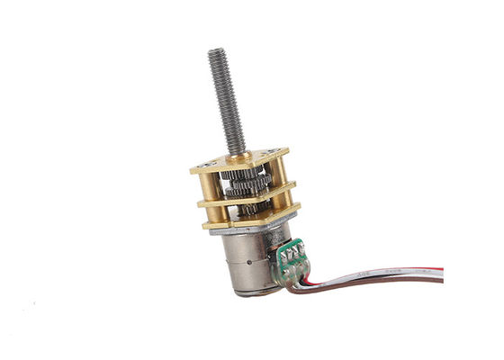 Medical Equipment Micro Stepper Motor 10mm 2 Phase 4 Wire With Lead Screw